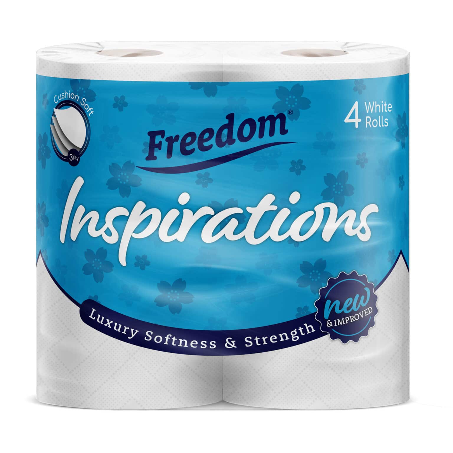 FRT24 Inspirations Toilet Roll 4 Pk - Northwood Hygiene Products Ltd