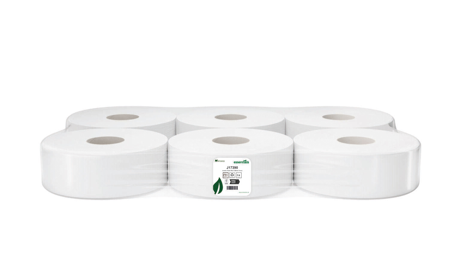 C2B706EDS Blue Embossed Centrefeed Roll - Northwood Hygiene Products Ltd