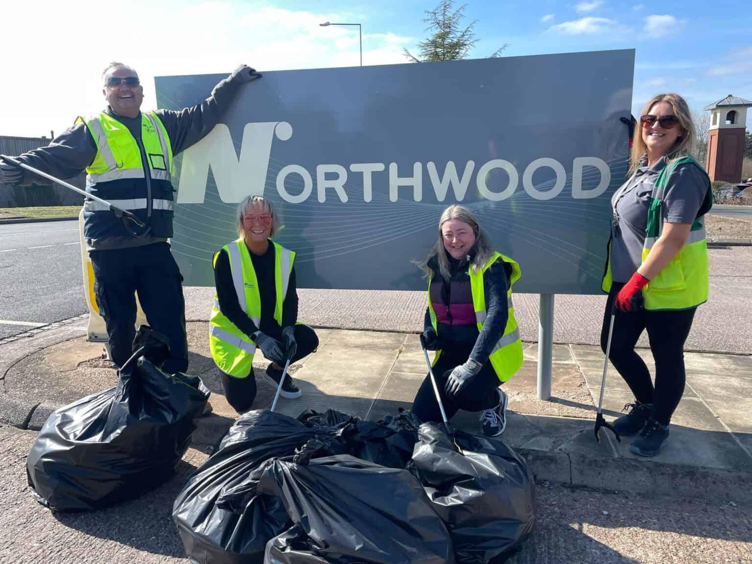 Northwood teams up to tidy up! - Northwood Hygiene Products Ltd